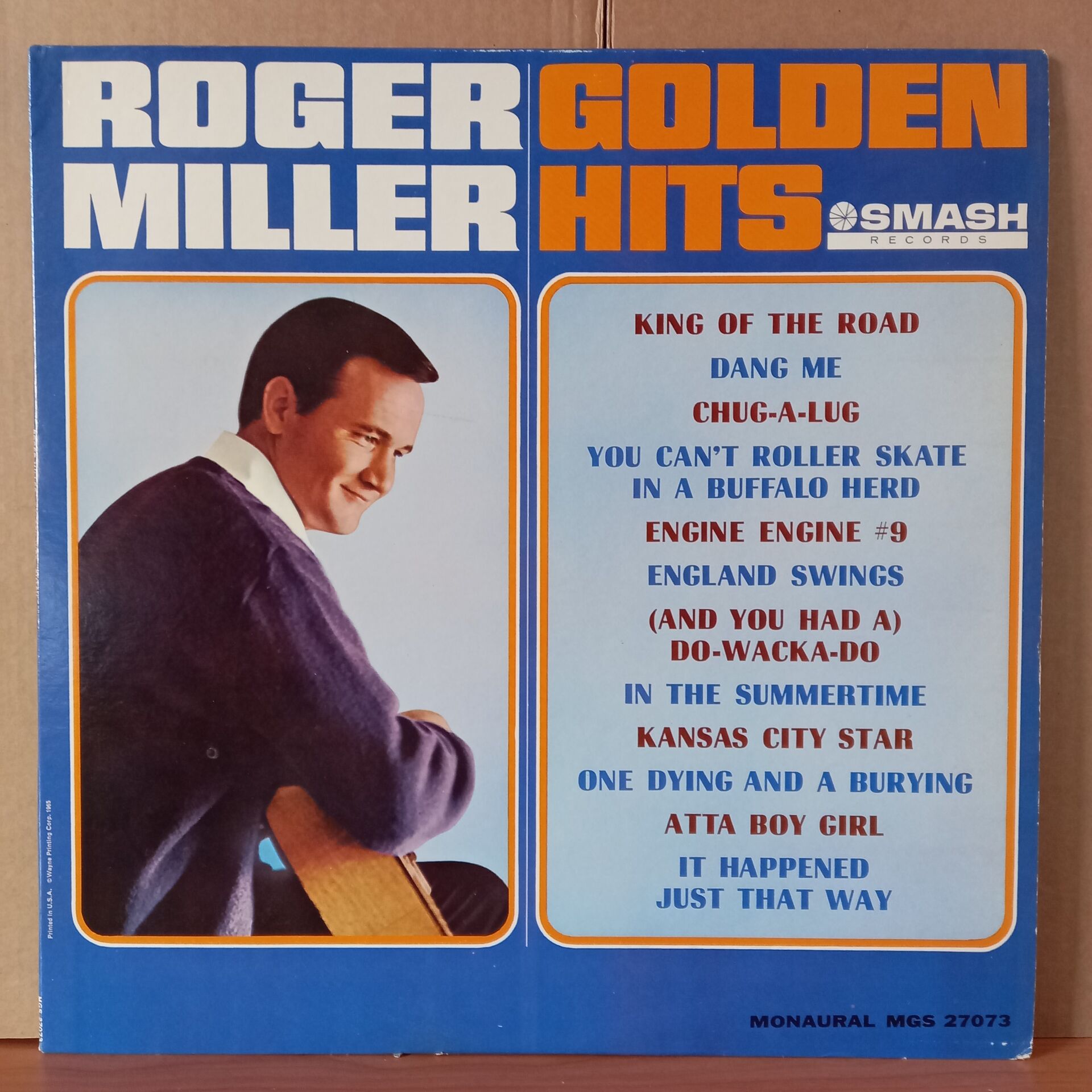 ROGER MILLER – GOLDEN HITS (1965) - LP 2.EL PLAK
