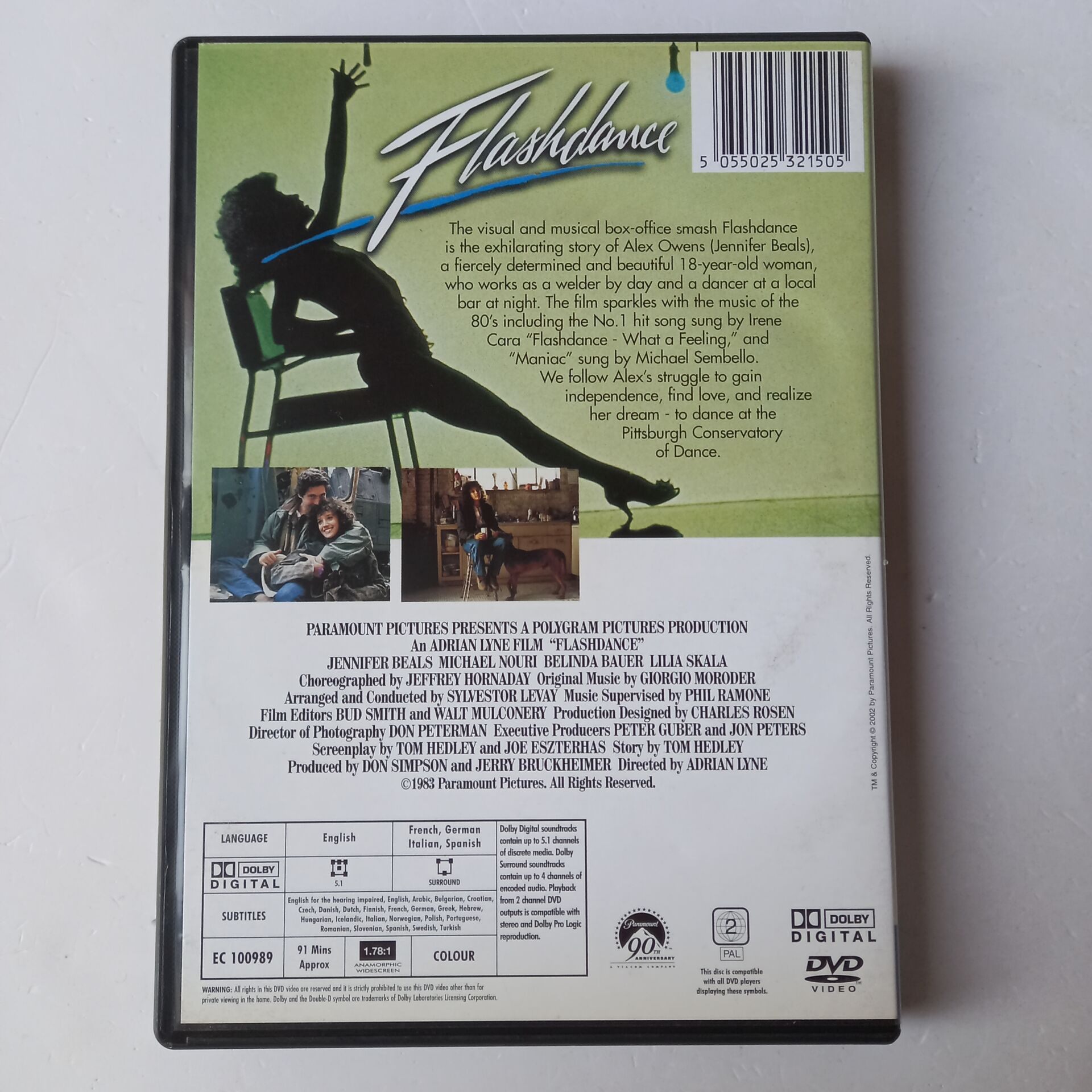 FLASHDANCE - JENNIFER BEALS - DVD - 2.EL