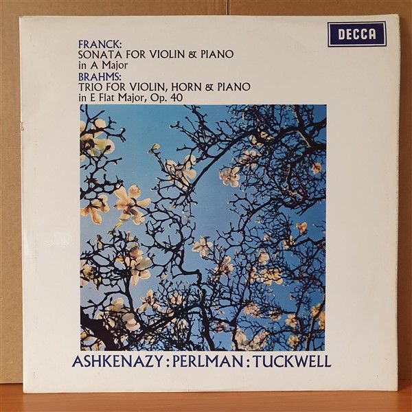 FRANCK: SONATA FOR VIOLIN & PIANO IN A MAJOR / BRAHMS: TRIO FOR VIOLIN, HORN & PIANO IN E FLAT ...