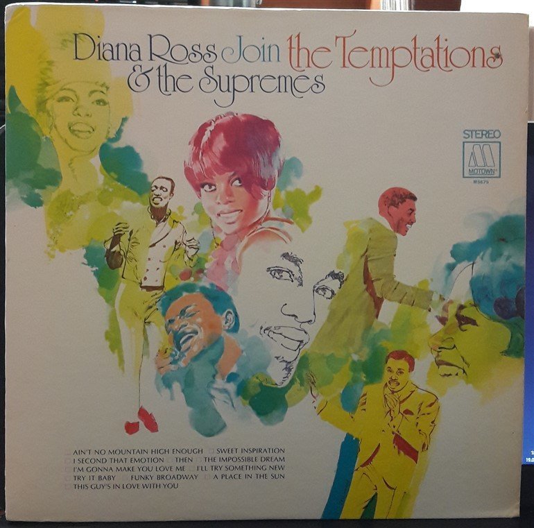 DIANA ROSS & THE SUPREMES - JOIN THE TEMPTATIONS (1968) - PLAK 2.EL