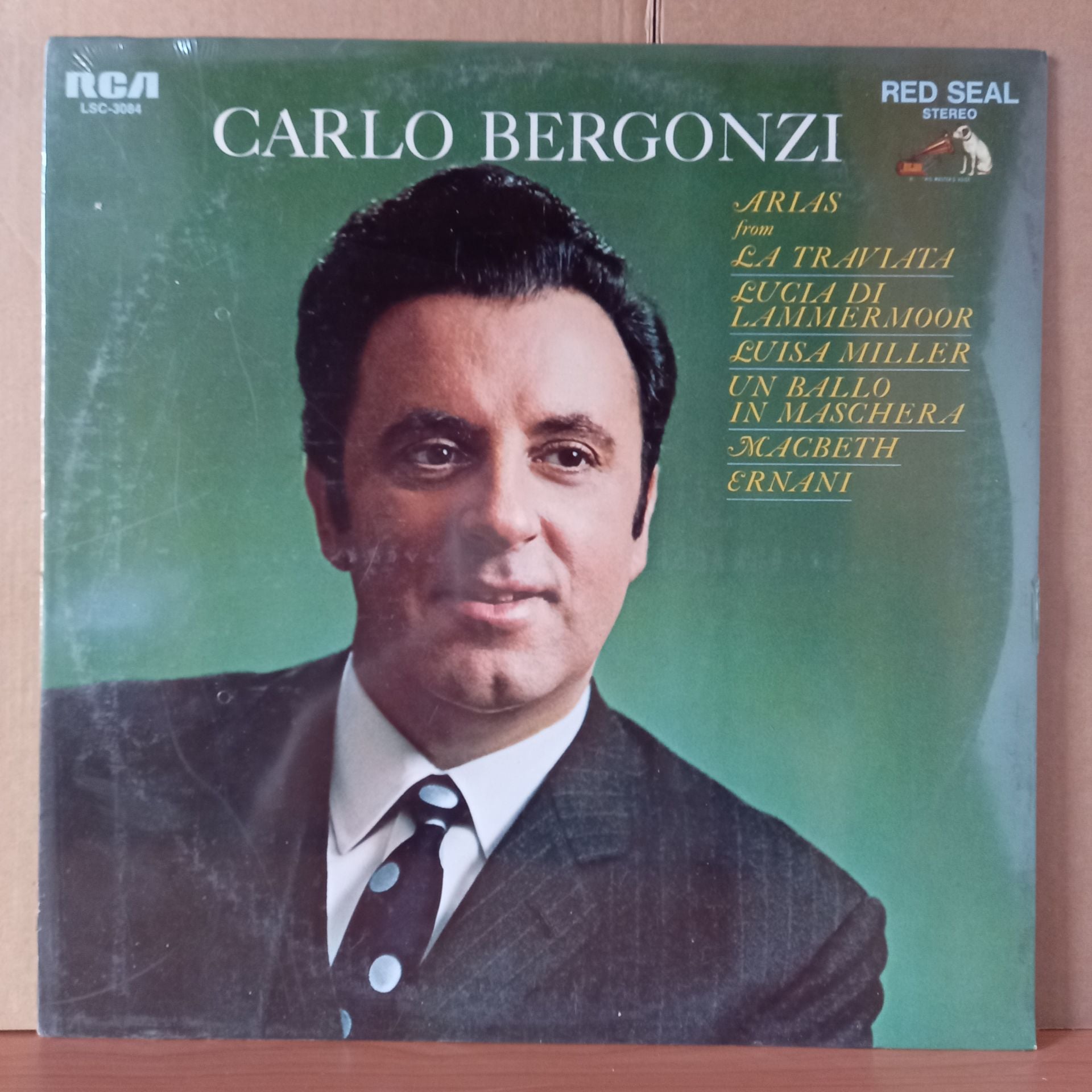 CARLO BERGONZI – ARIAS FROM LA TRAVIATA, LUCIA DI LAMMERMOOR, LUISA ...